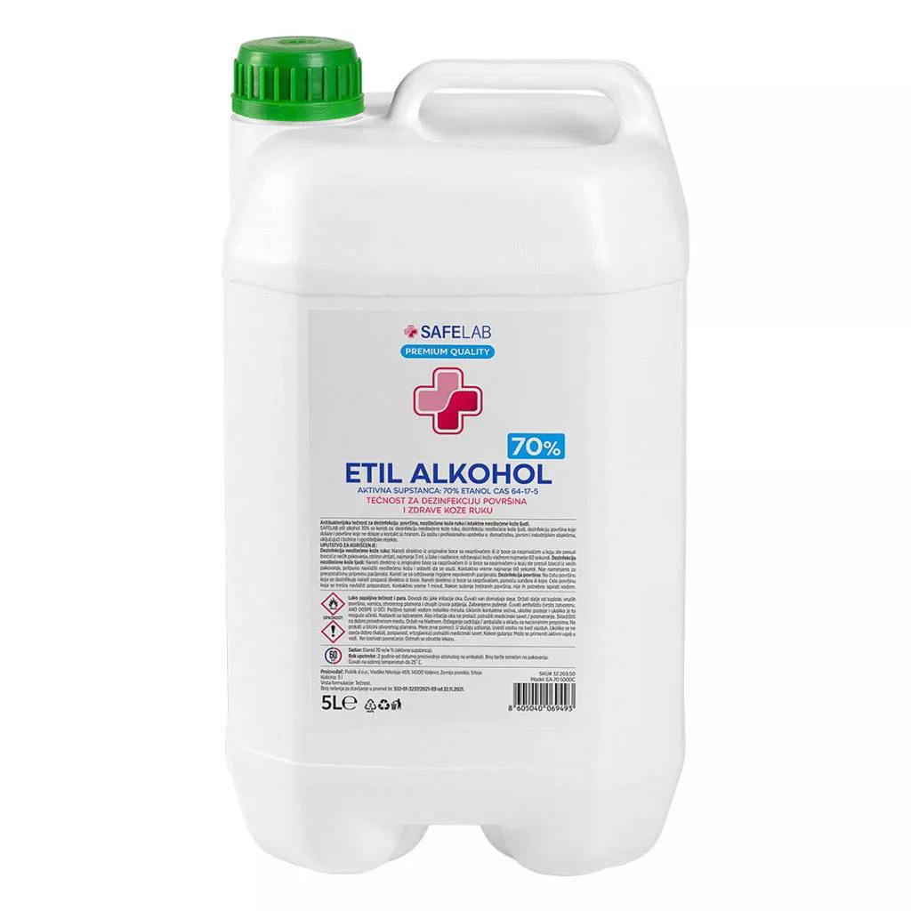 ETIL ALKOHOL 70% 5000C, etil alkohol 70%, zeleni » eTrg.net