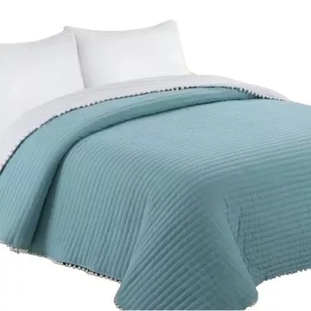 Prekrivač Pom-Pom francuski ležaj Rezedo » eTrg.net