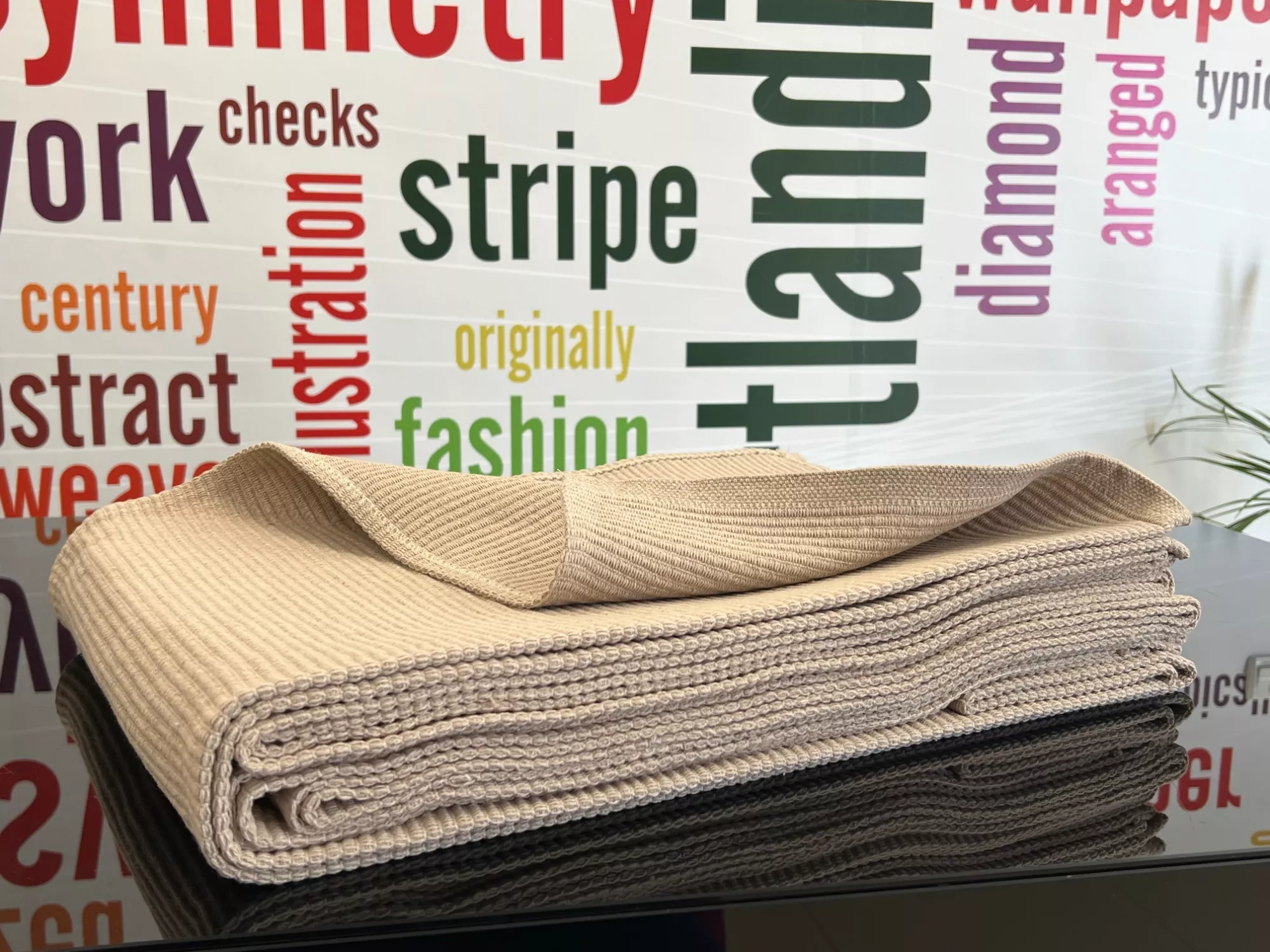 Prekrivač (trosed-dvosed-fotelja) – BOHO – Krem boja – eTrg.net